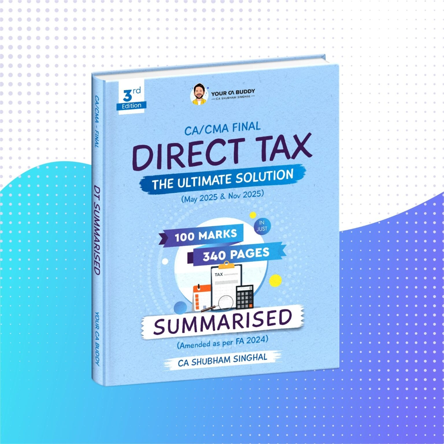 CA Final Direct Tax Summary Notes + Question Bank Jan’26 – Shubham Singhal